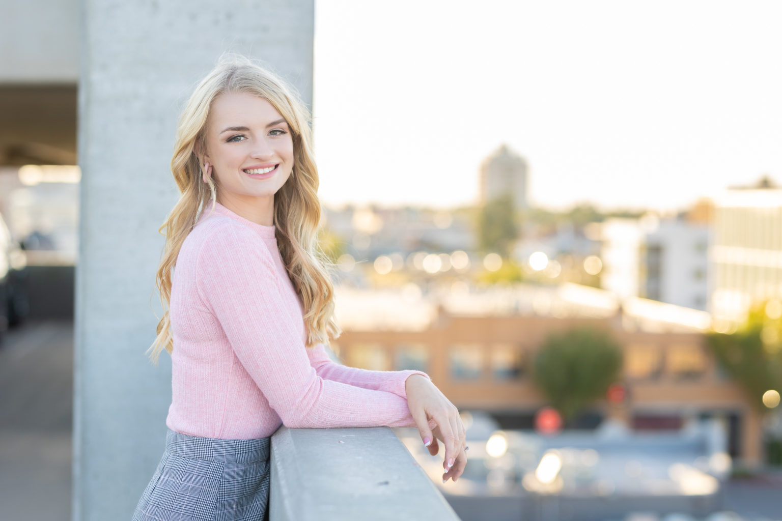 Rooftop Senior Photos in OKC | brandipricephotography.com